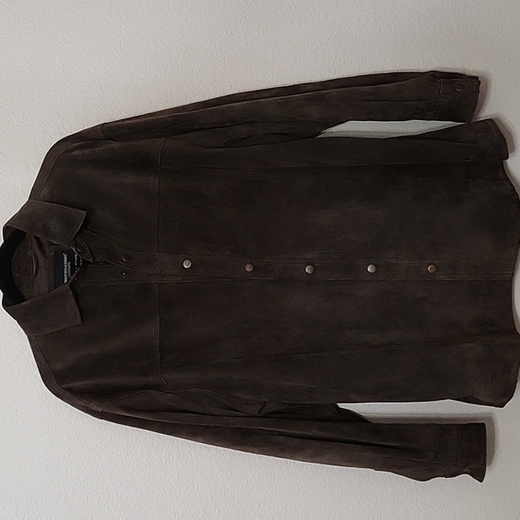Pronto Uomo | Jackets & Coats | Pronto Uomo Mens Suede Leather Jacket ...